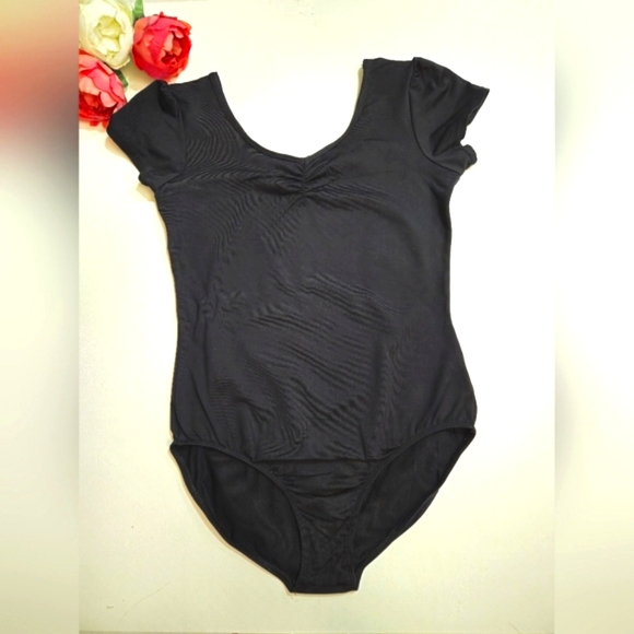 Danskin Now | Other | Danskin Now Girl Black Ballet Leotard Dance Short ...
